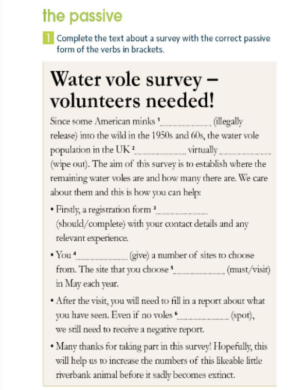 Complete the text about a survey with the | StudyX