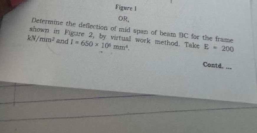 Determine the deflection of mid span of beam | StudyX