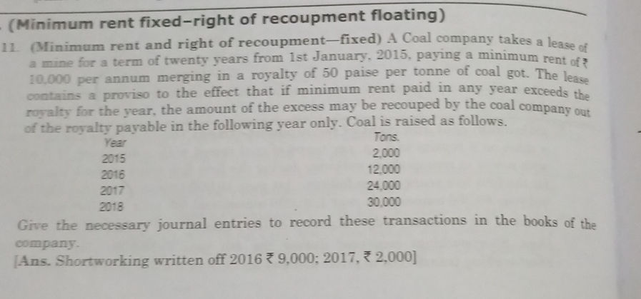 11. (Minimum rent and right of | StudyX