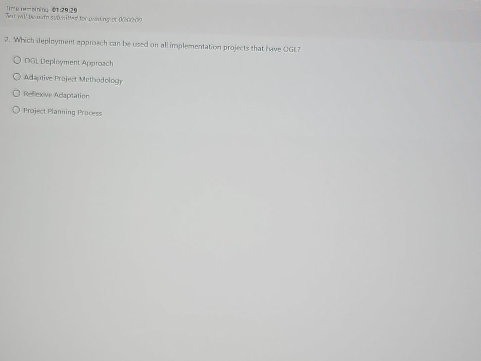 2. Which deployment approach can be used on | StudyX