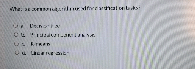 What is a common algorithm used for | StudyX
