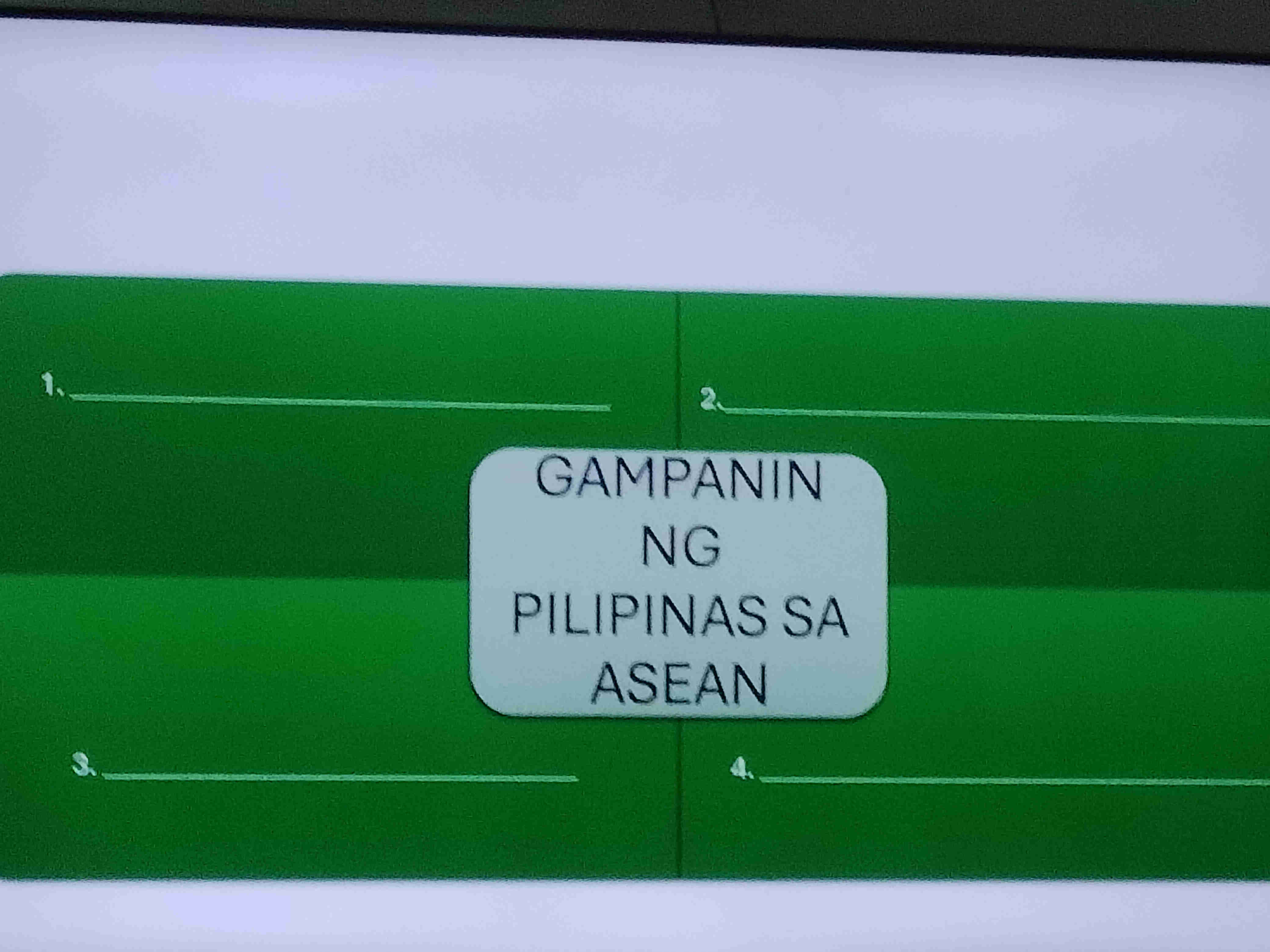 1. 2. 3. 4. GAMPANIN NG PILIPINAS SA ASEAN | StudyX