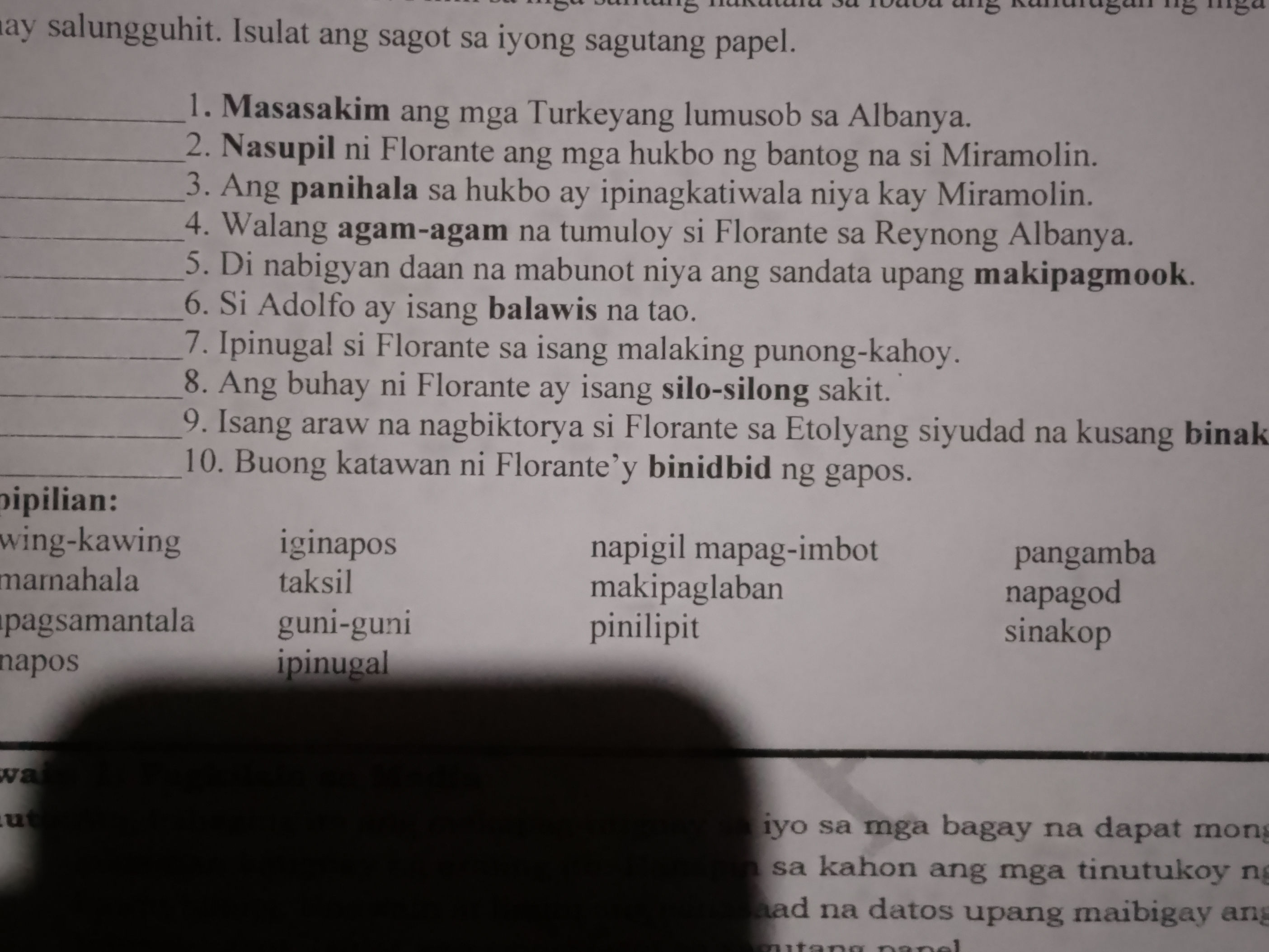 1. Masasakim ang mga Turkeyang lumusob sa | StudyX