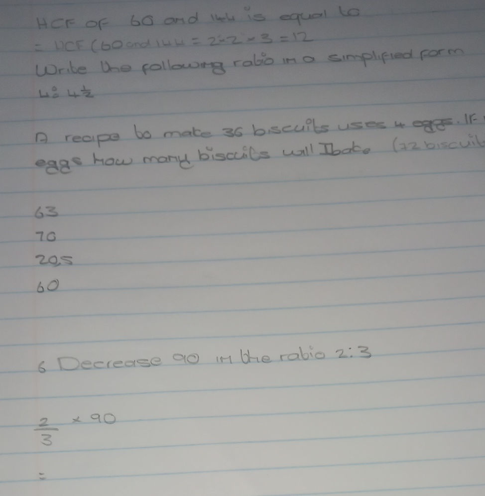 Write the following ratio in a simplified | StudyX