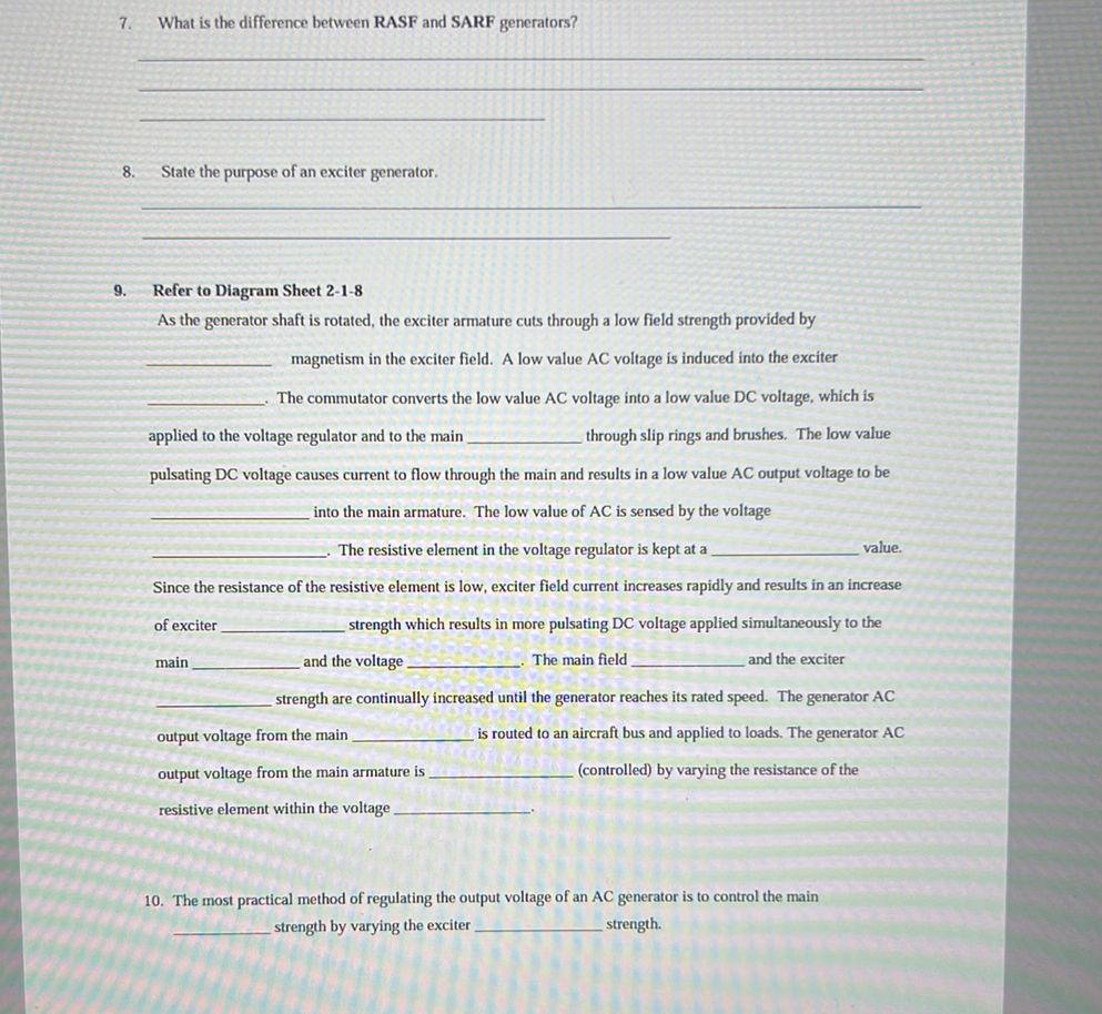 7. What is the difference between RASF and | StudyX