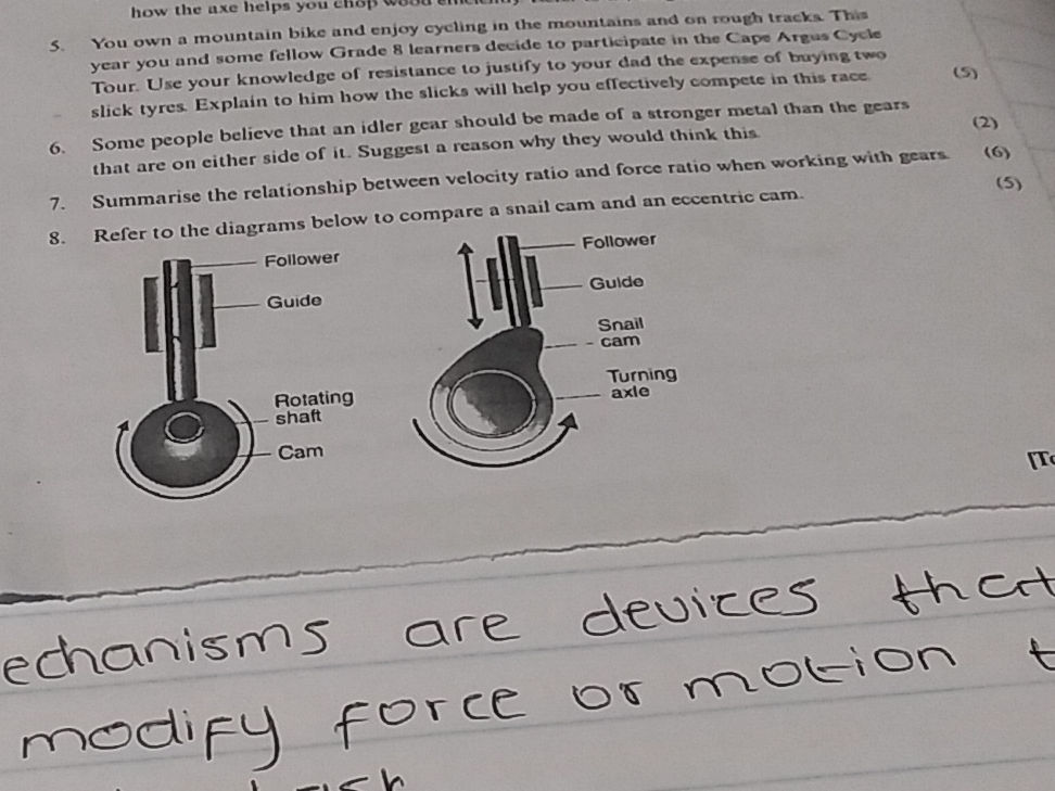 8. Refer to the diagrams below to compare a | StudyX