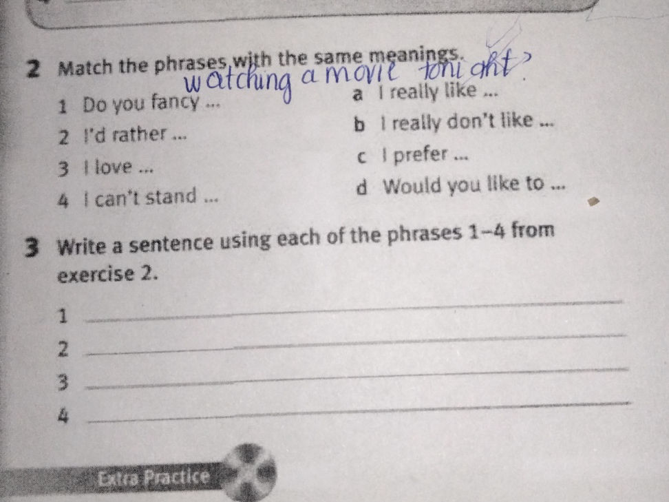 2 Match the phrases with the same meanings. | StudyX