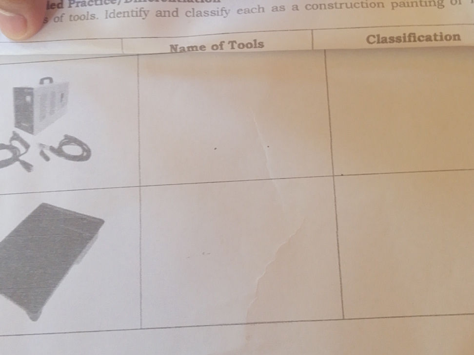 Identify and classify each as a construction | StudyX