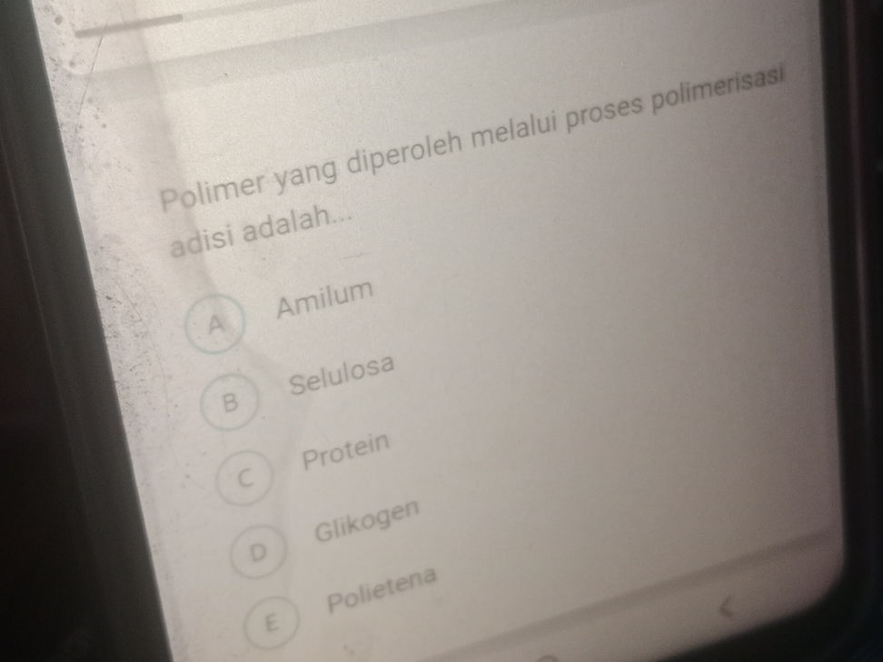 Polimer yang diperoleh melalui proses | StudyX