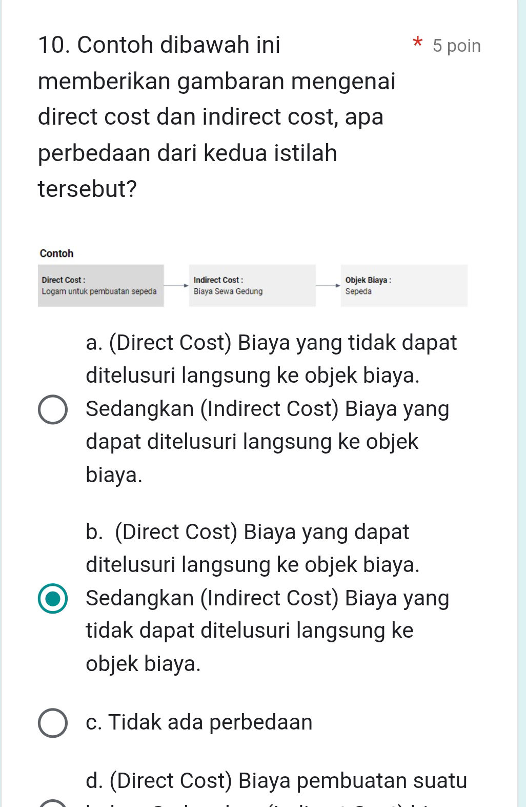 10. Contoh dibawah ini memberikan gambaran | StudyX