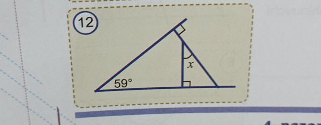 Find the value of angle *x* in the given | StudyX
