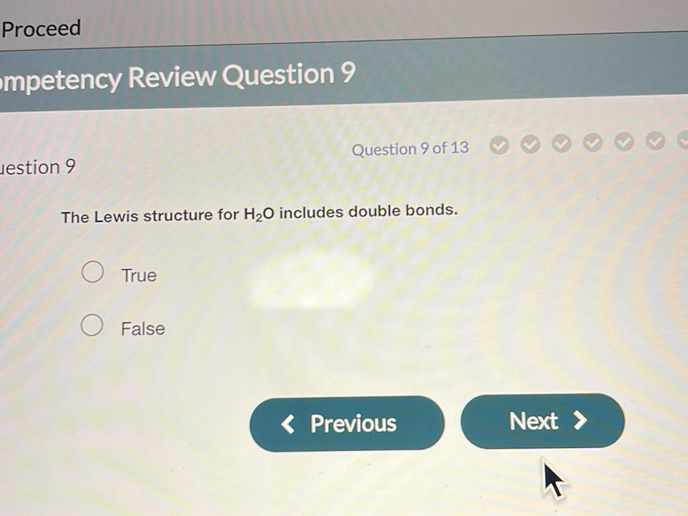 The Lewis structure for H2O includes double | StudyX