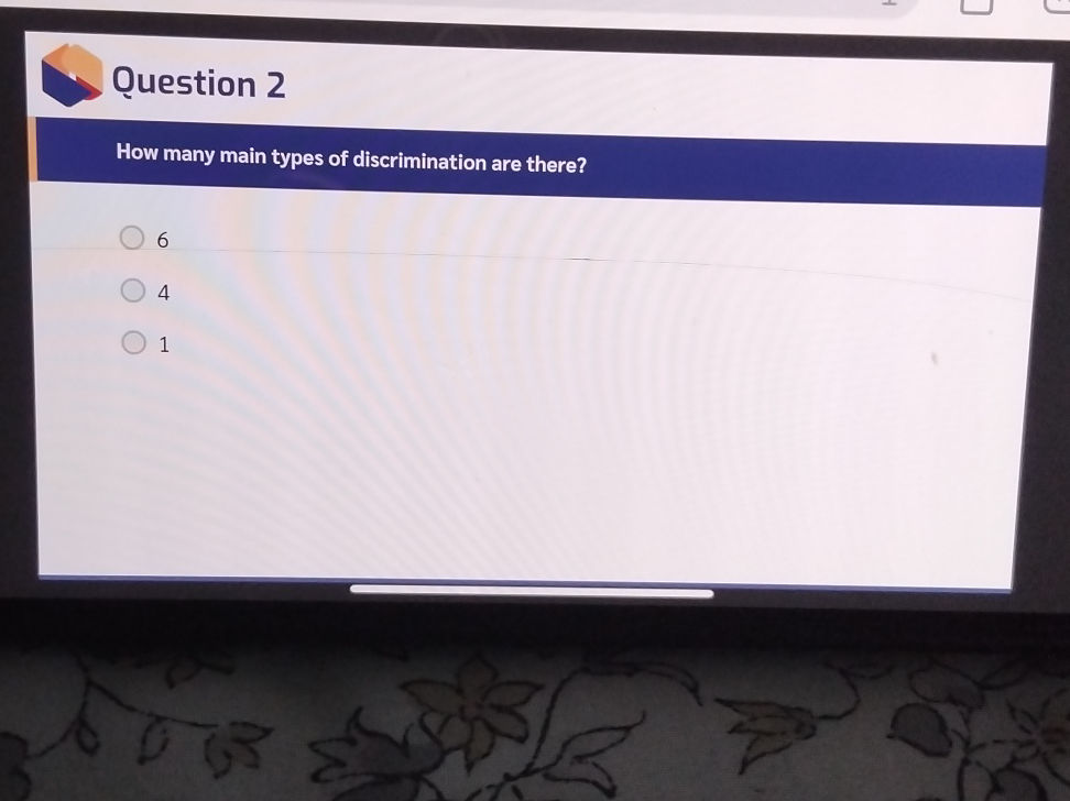 How many main types of discrimination are | StudyX