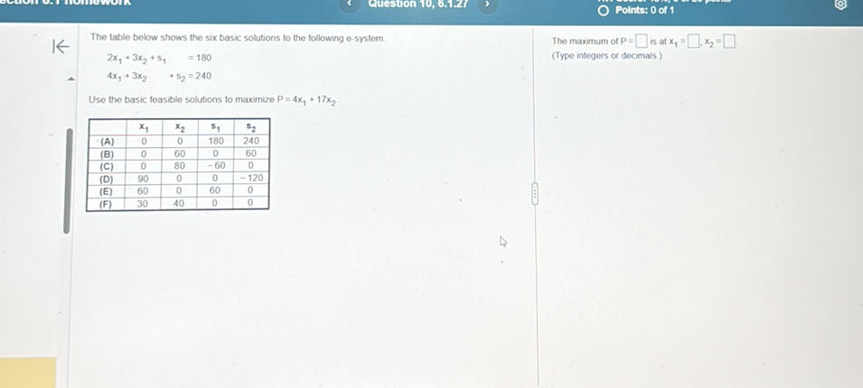 The table below shows the six basic | StudyX