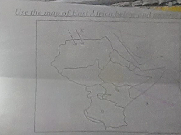 Use the map of East Africa below and name... | StudyX