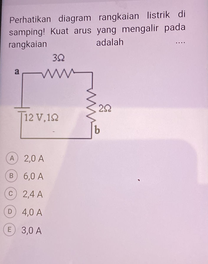 Perhatikan diagram rangkaian listrik di | StudyX