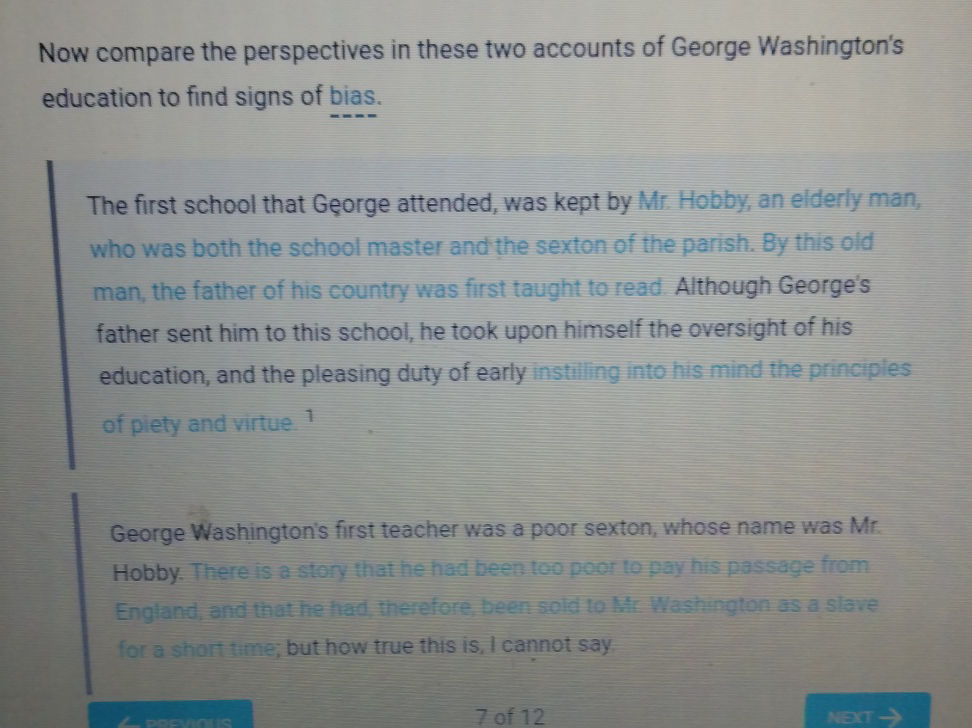 Now compare the perspectives in these two | StudyX