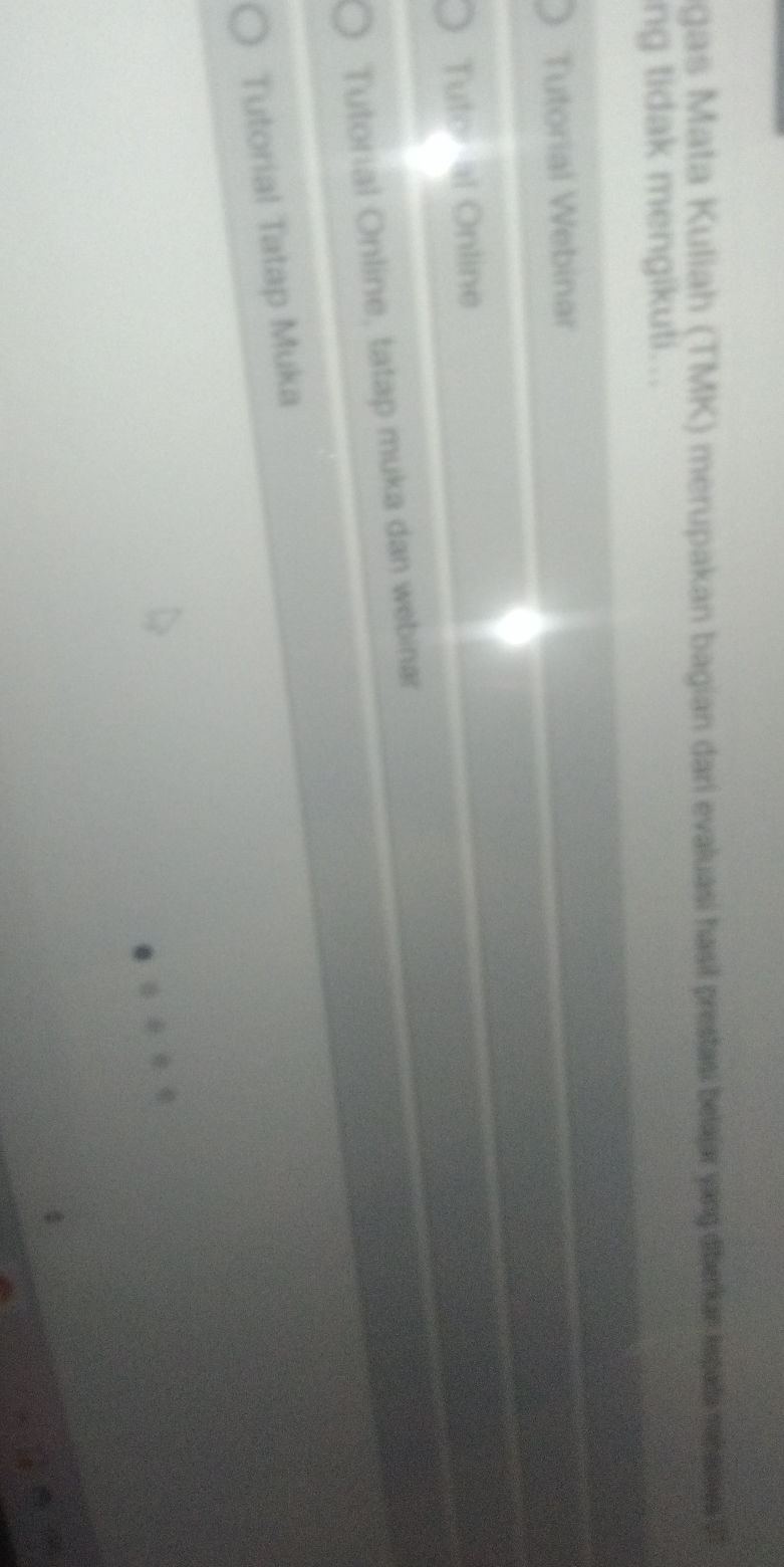 gas Mata Kuliah (TMK) merupakan bagian dari | StudyX