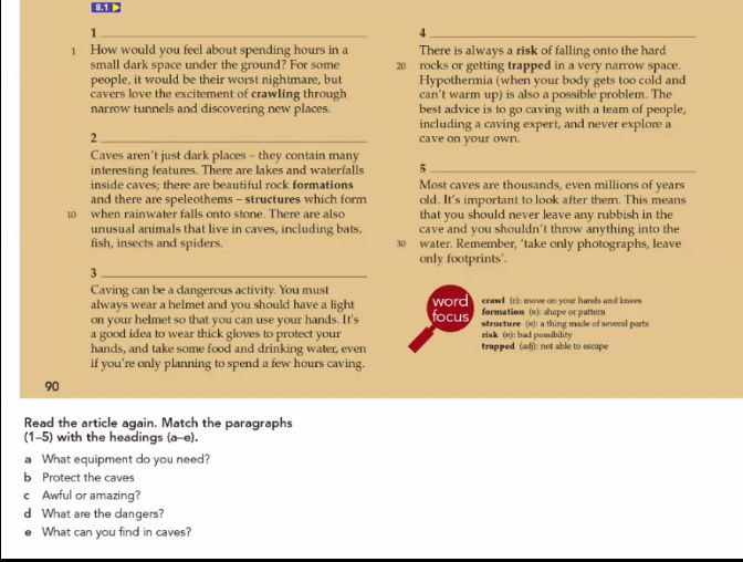 Read the article again. Match the paragraphs | StudyX