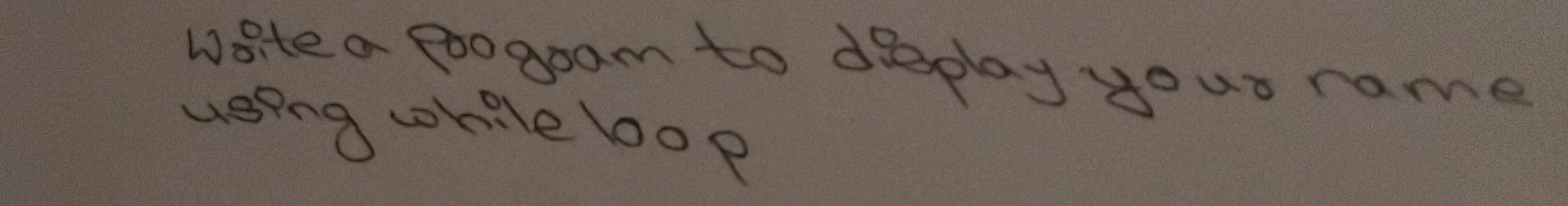 Write a program to display your name using | StudyX