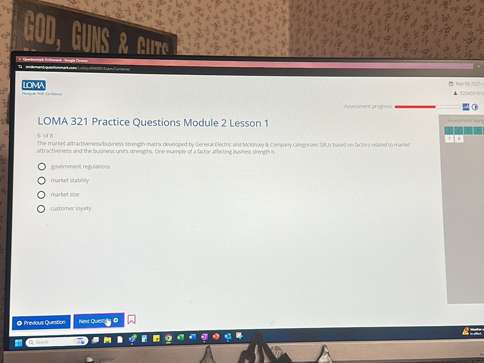 LOMA 321 Practice Questions Module 2 Lesson | StudyX