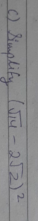 Simplify $(\sqrt{19} - 2)^2$ | StudyX