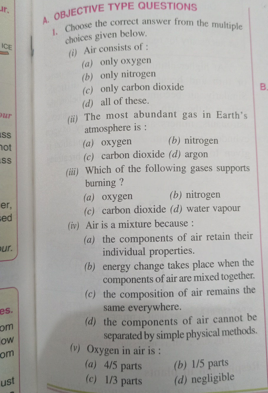 1. Choose the correct answer from the | StudyX