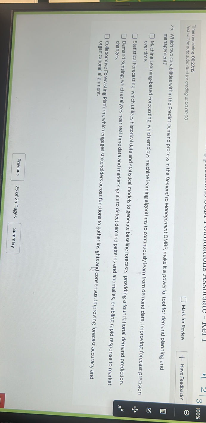 25. Which two capabilities within the | StudyX