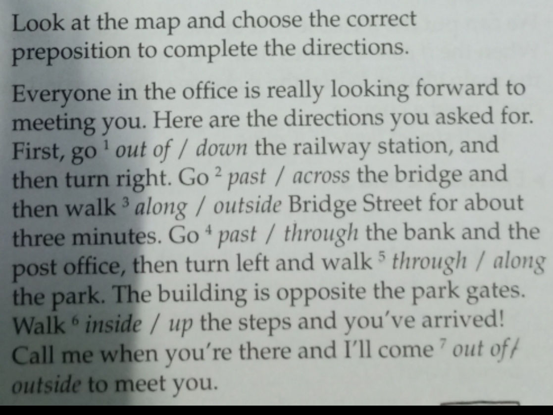Look at the map and choose the correct | StudyX