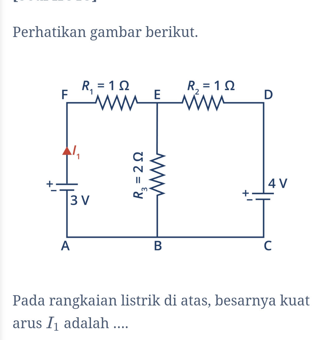 Perhatikan gambar berikut. $R_1 = 1 $ $R_2 | StudyX
