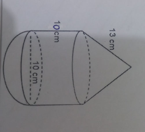 The image shows a composite 3D shape | StudyX