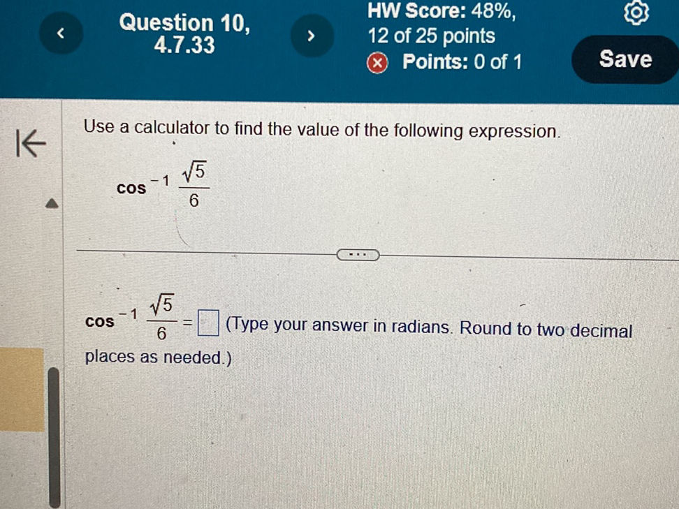 Use a calculator to find the value of the | StudyX