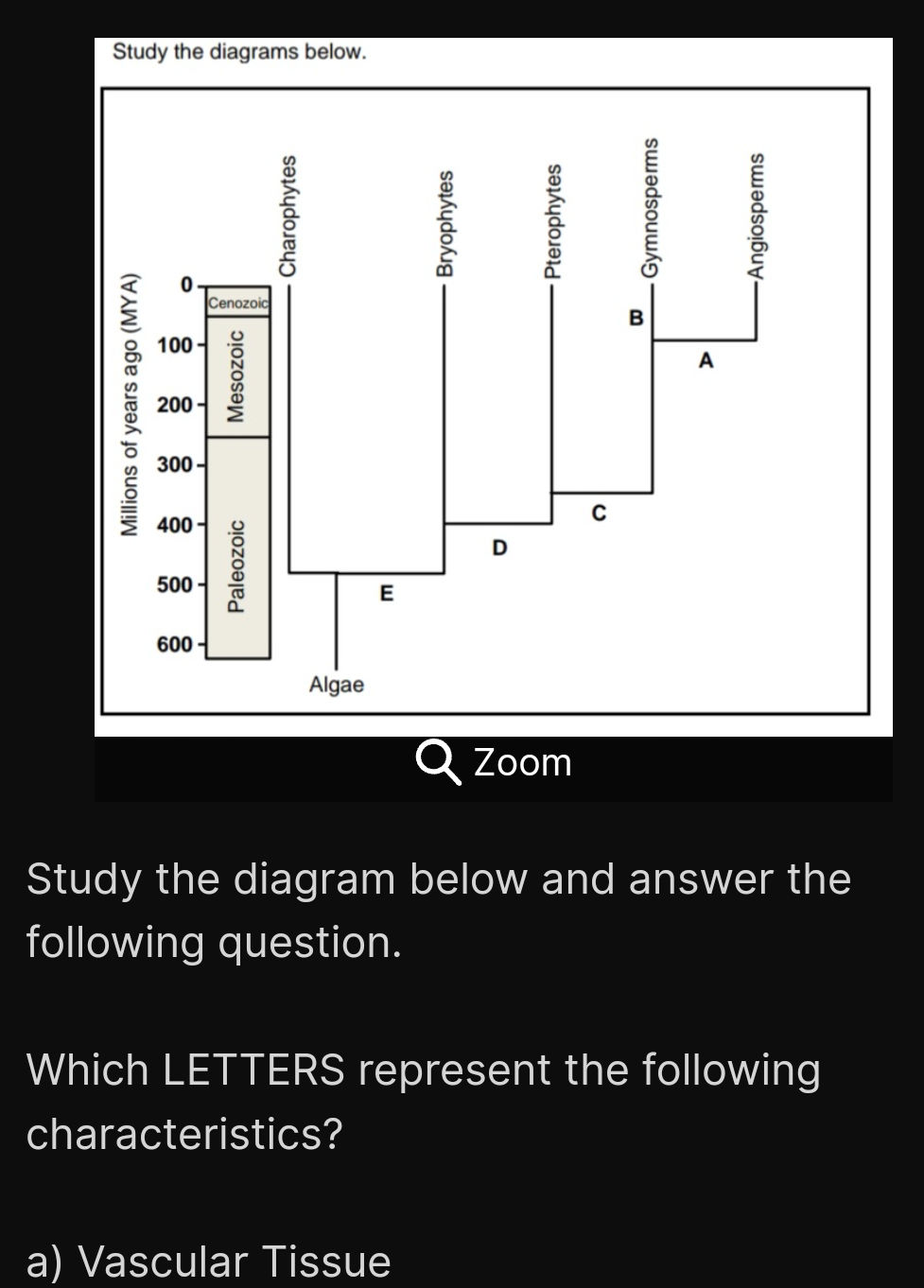 Study the diagrams below. Which LETTERS | StudyX