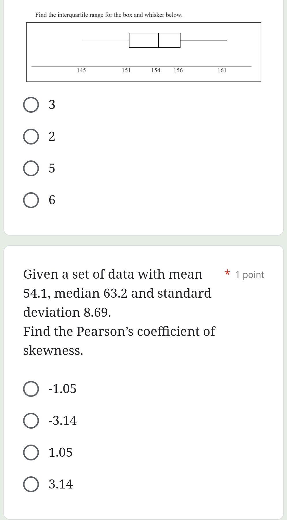 Find the interquartile range for the box and | StudyX