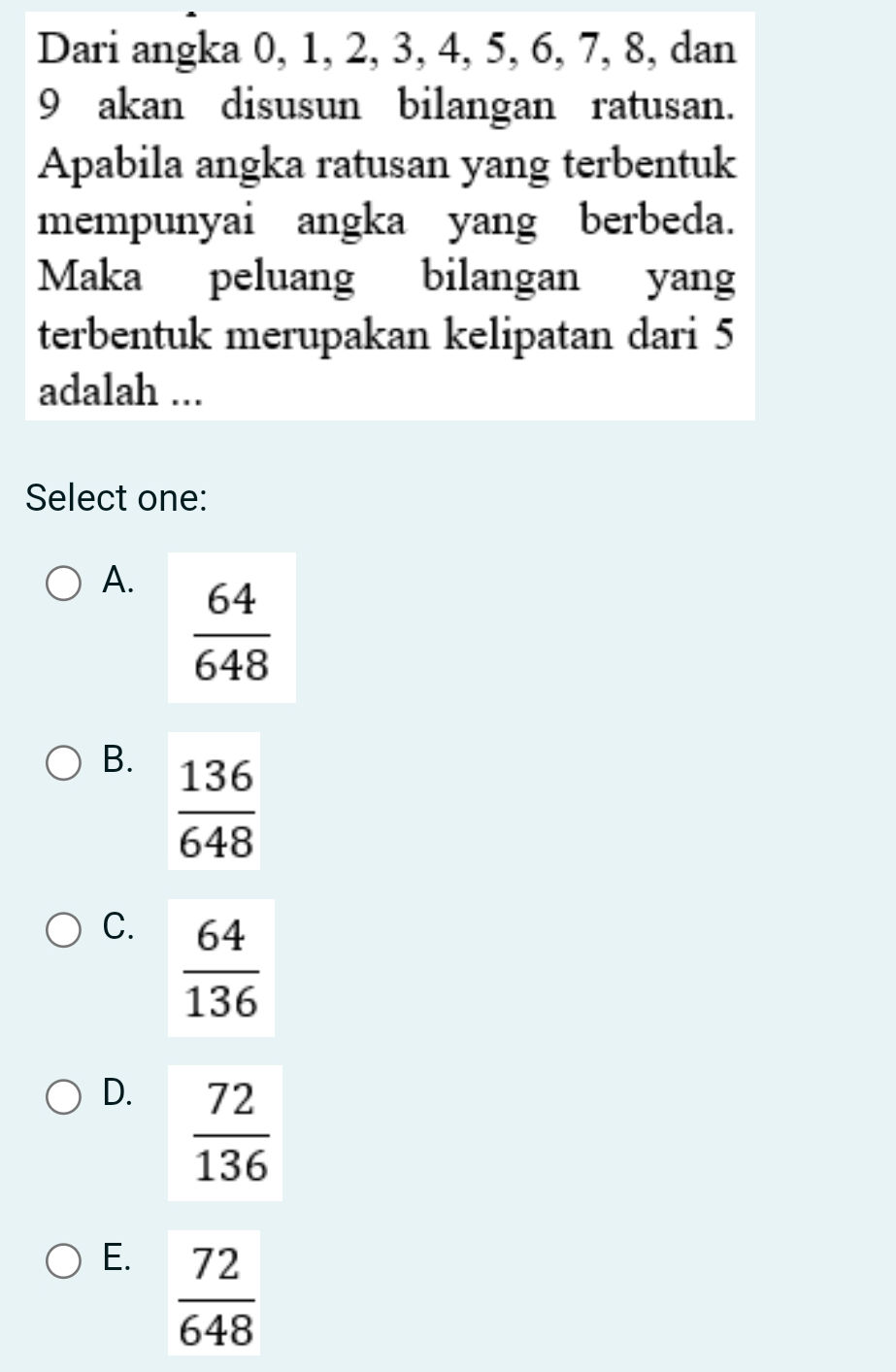 Dari angka 0, 1, 2, 3, 4, 5, 6, 7, 8, dan 9 | StudyX