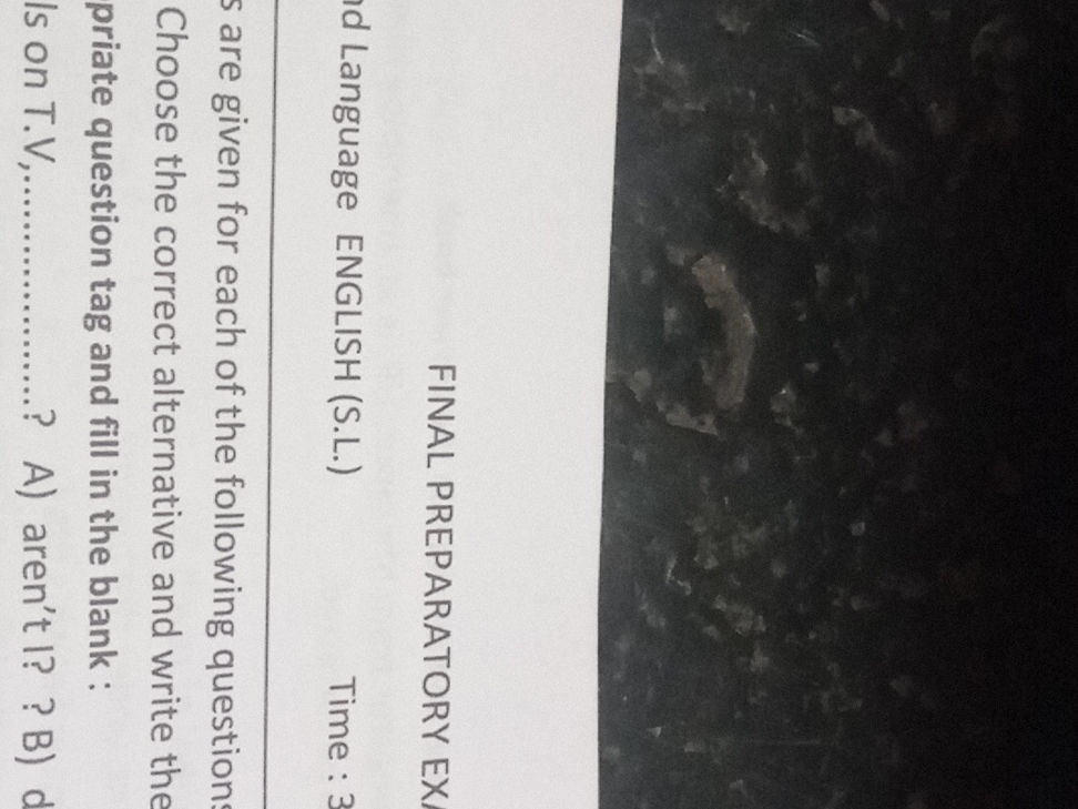 Choose the correct alternative and write the | StudyX