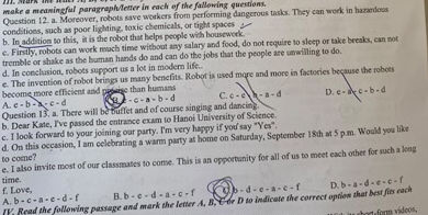 Question 12. a. Moreover, robots save | StudyX