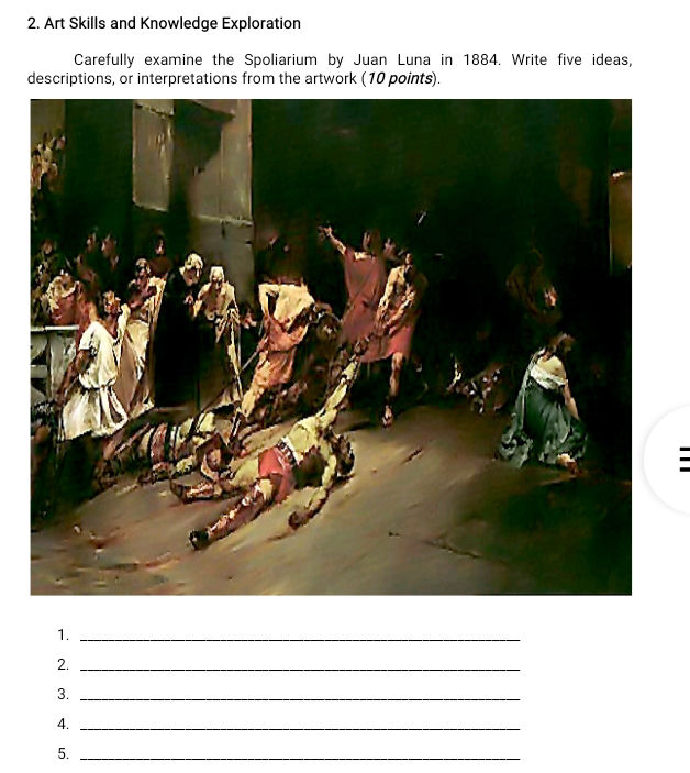 2. Art Skills and Knowledge Exploration | StudyX