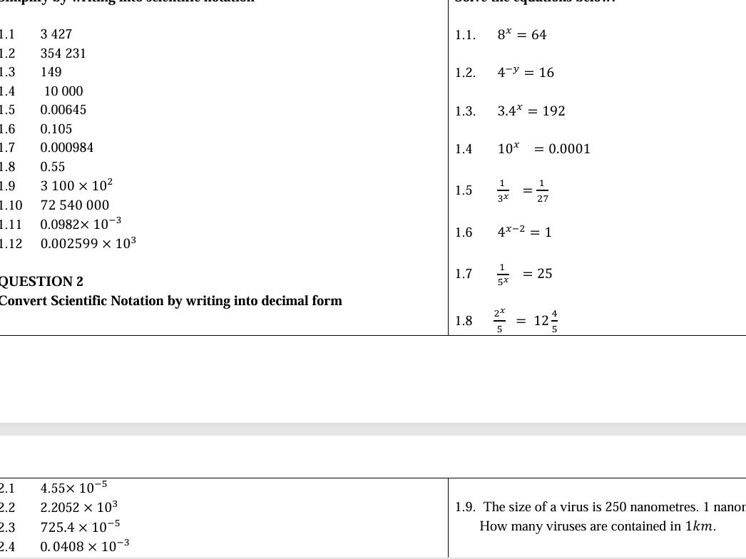 Simplify by writing into scientific notation | StudyX
