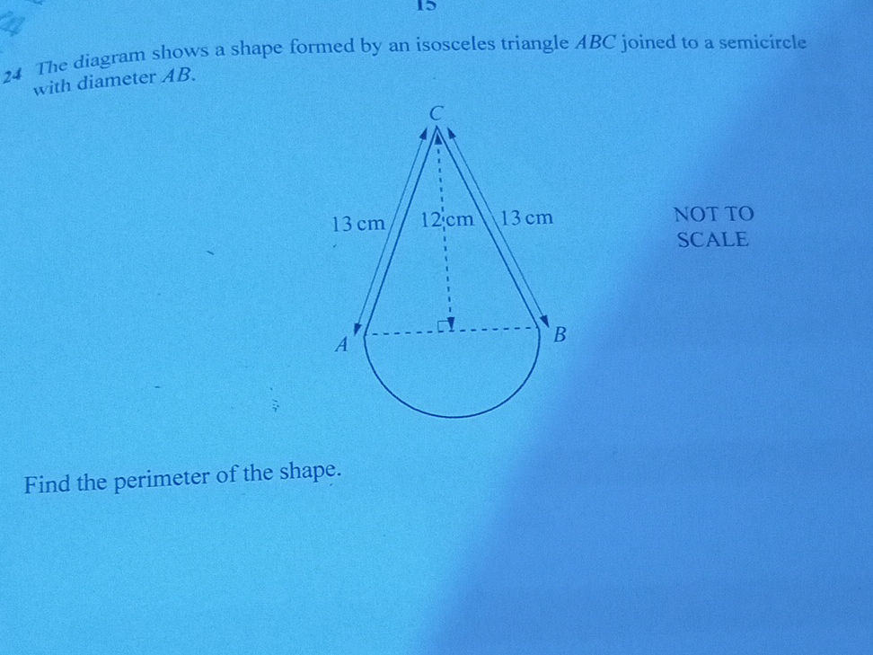 The diagram shows a shape formed by an | StudyX