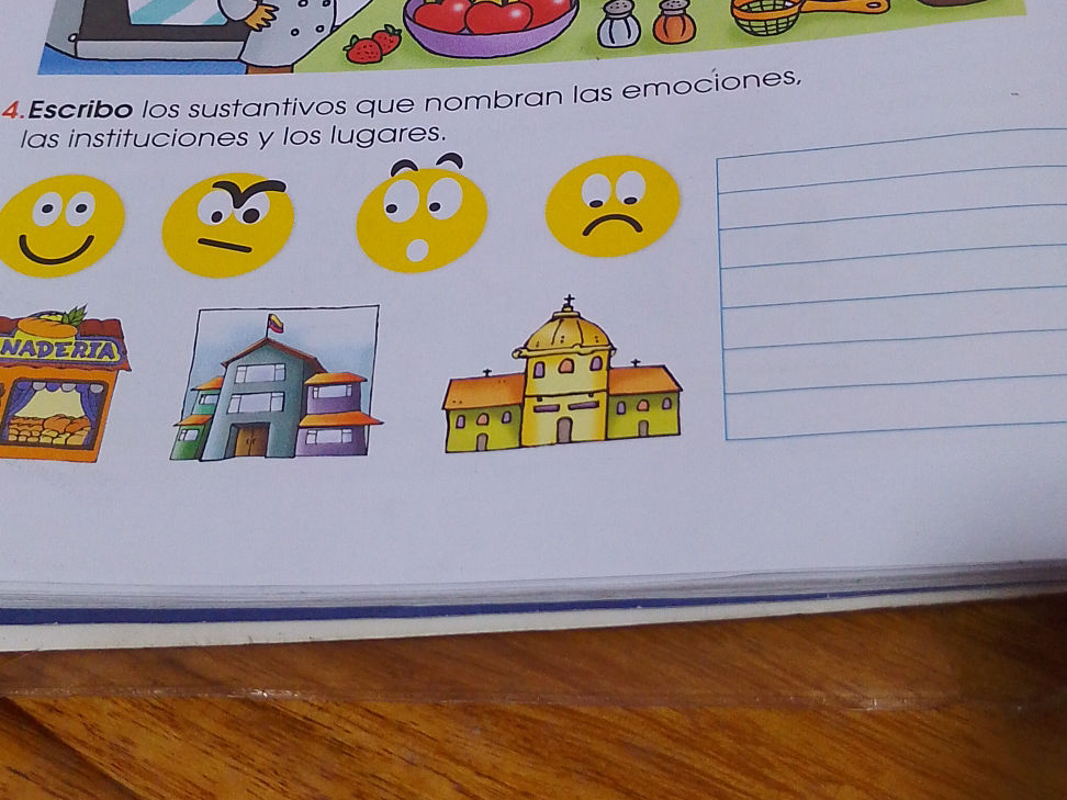 4. Escribo los sustantivos que nombran las | StudyX