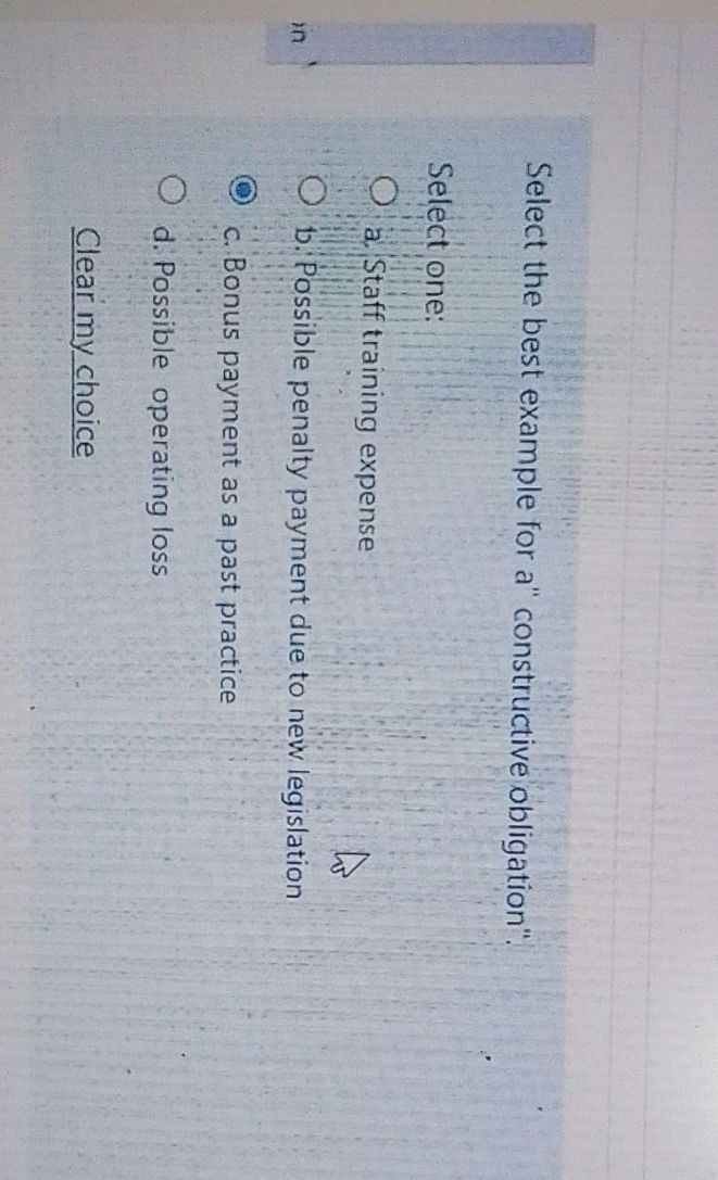 Select the best example for a "constructive | StudyX