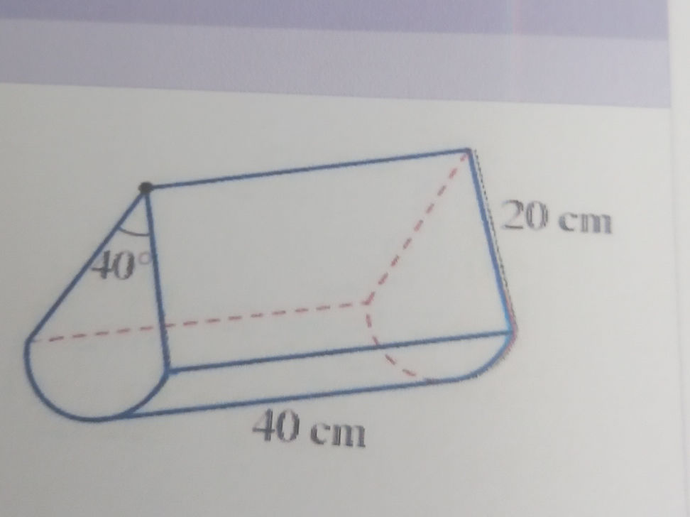 The image shows a 3D shape composed of a | StudyX