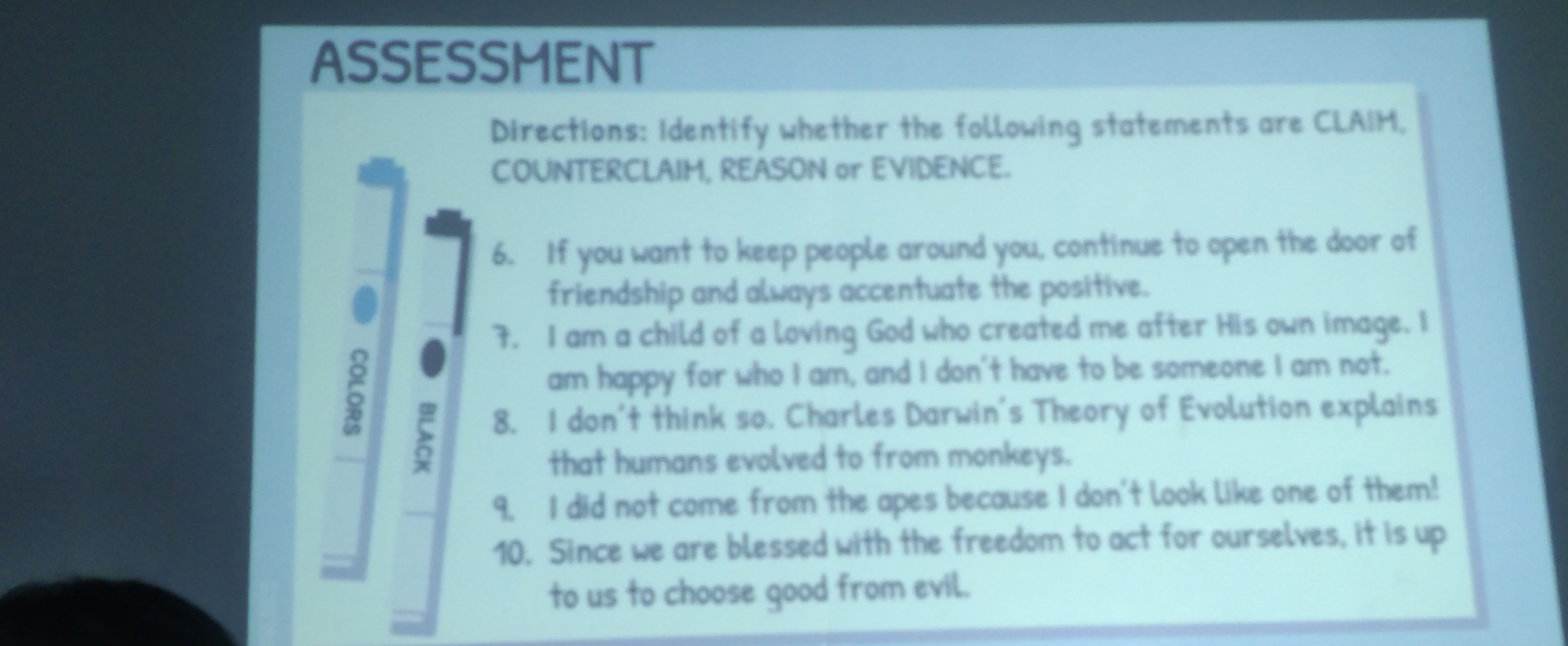 Directions: Identify whether the following | StudyX