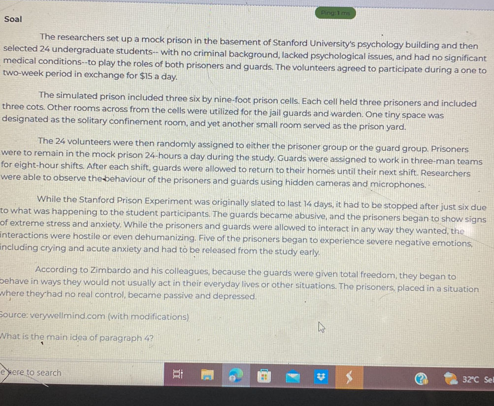 What is the main idea of paragraph 4? | StudyX