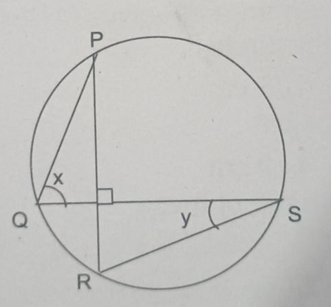 The image shows a circle with several lines | StudyX