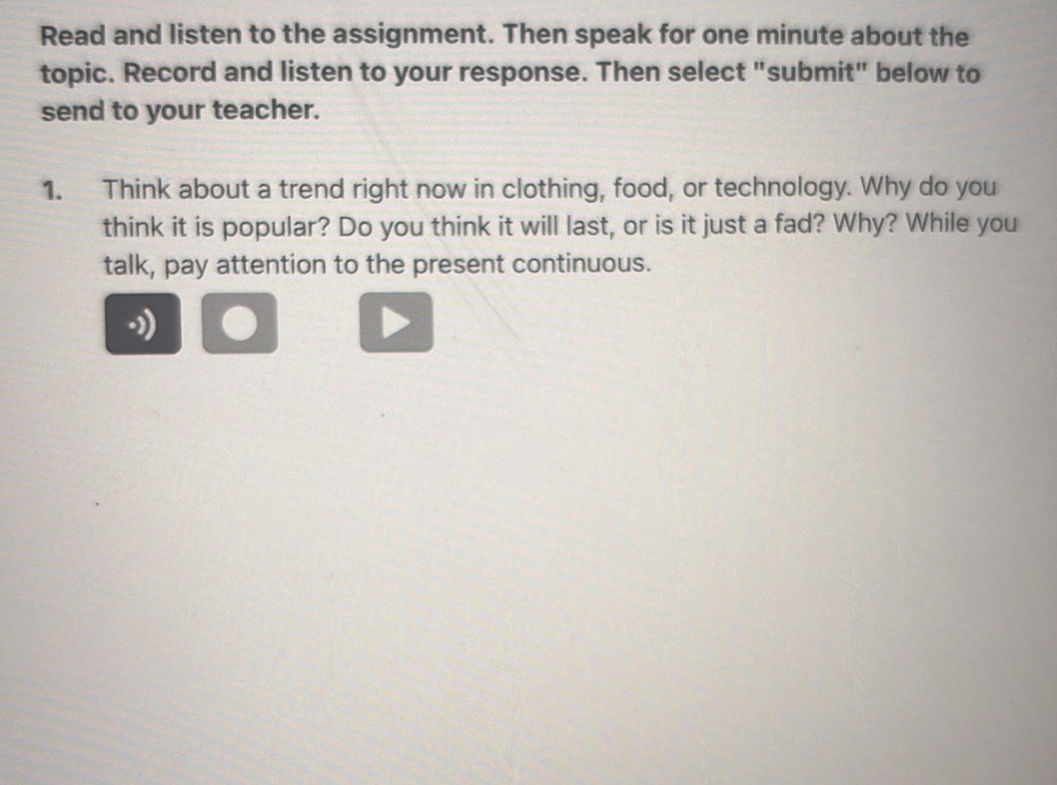 Read and listen to the assignment. Then | StudyX