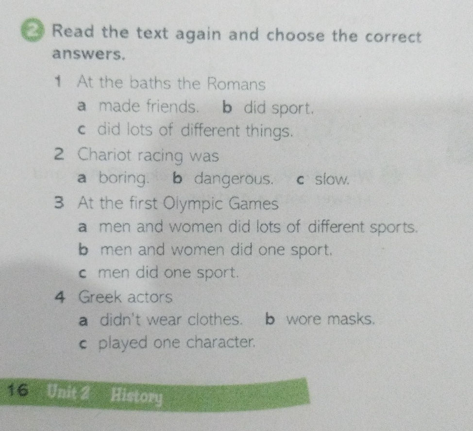 2 Read the text again and choose the correct | StudyX