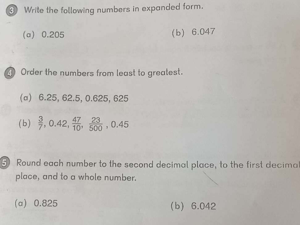 3 Write the following numbers in expanded | StudyX