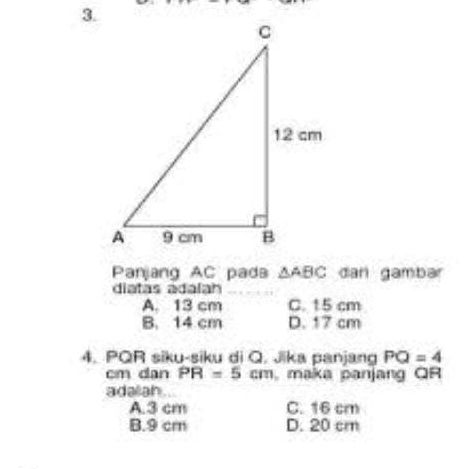 3. [Diagram of a right triangle ABC with | StudyX